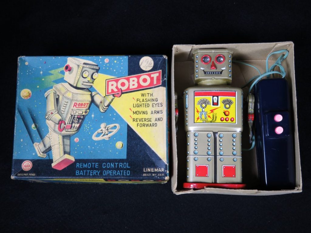 Golden Robot – Linemar – Japan | Mark Bergin Toys