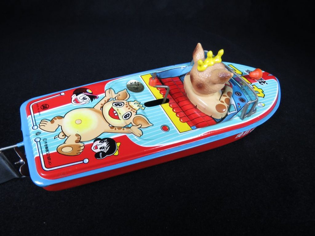 Booska Speed Boat – SAN, Marusan – Japan – 14” L. | Mark Bergin Toys