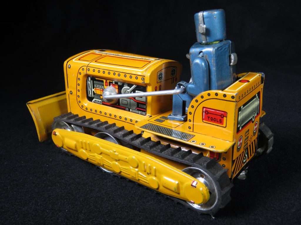 Robot Orange Bulldozer – KO, Yoshiya – Japan | Mark Bergin Toys