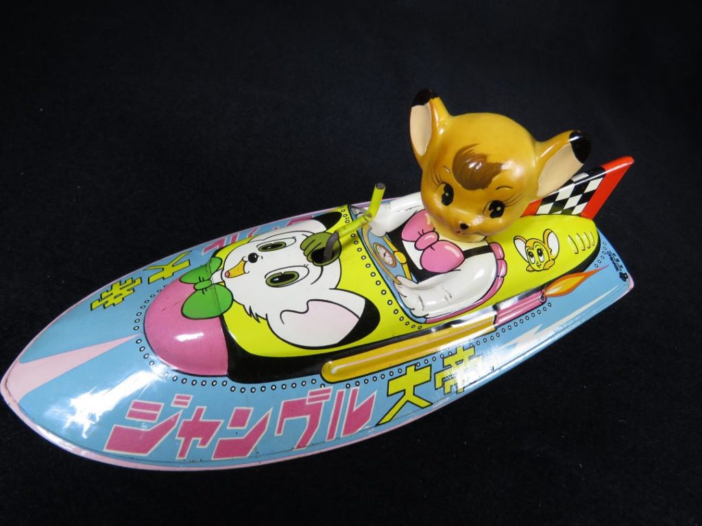 Kimba Speed Boat – Tada – Japan – 10” L. | Mark Bergin Toys