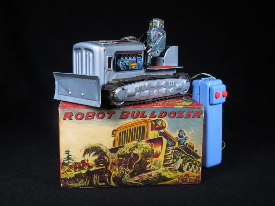 Robot Bulldozer – KO, Yoshiya – Japan | Mark Bergin Toys