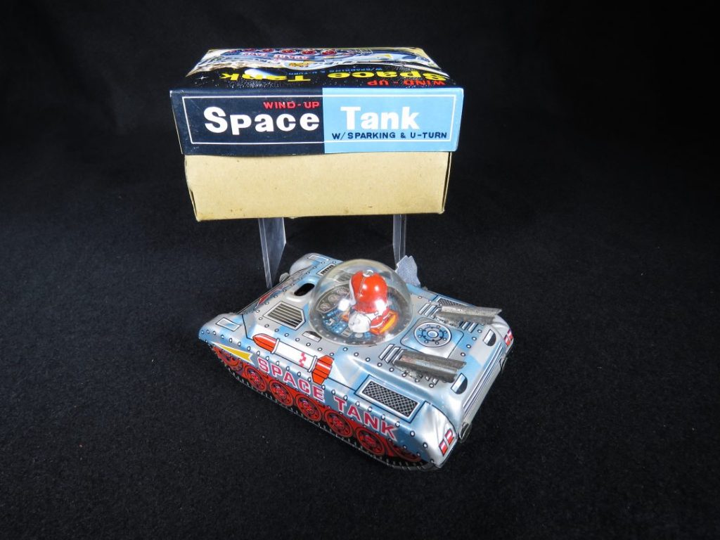 Sparkling Space Tank – T.T, Takatoku – Japan | Mark Bergin Toys