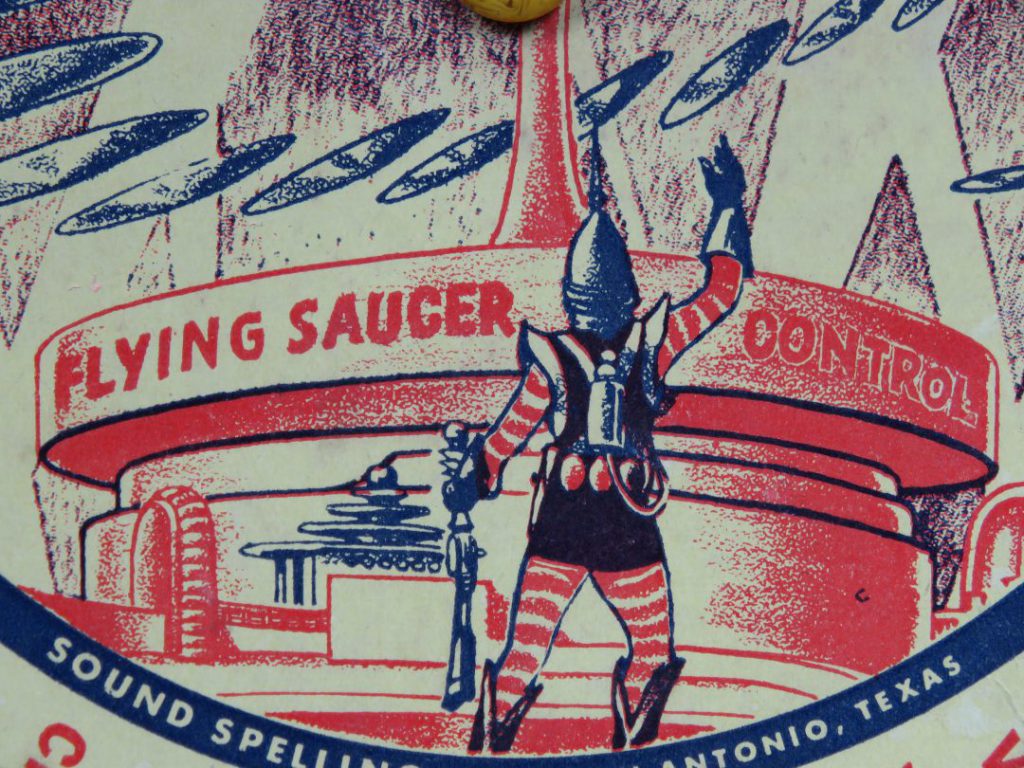 Flying Saucer Control Board – Sound Spelling Co. – USA | Mark Bergin Toys