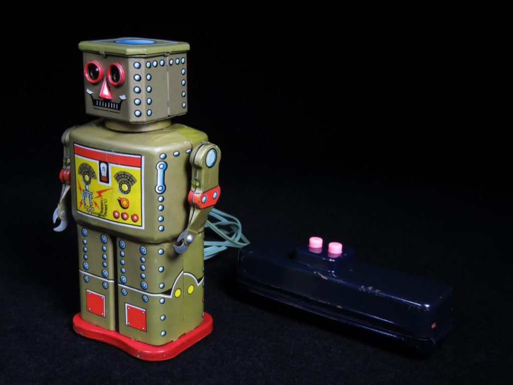 Golden Robot – Linemar -Japan | Mark Bergin Toys